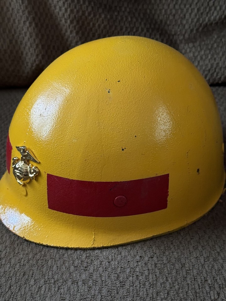 Original US Vietnam Era USMC MP Helmet Liner Marine Corp Parade ...