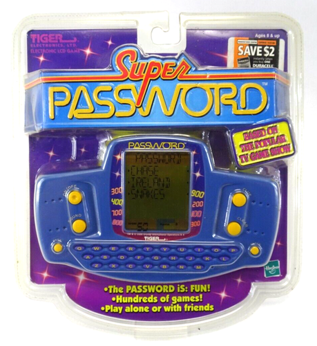 Tiger Super Password Electronic Handheld Puzzle Game 2000 Vintage ...