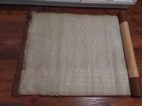 11 Large Pottstown PA 1886 Street Survey Map Lot Montgomery County | eBay