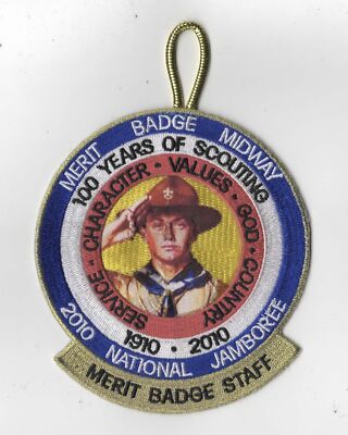 2010 National Jamboree Merit Badge Midway Merit Badge Staff Patch GMY ...