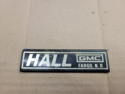 Hall GMC Fargo North Dakota ND Car Dealership Emblem Badge Logo ...