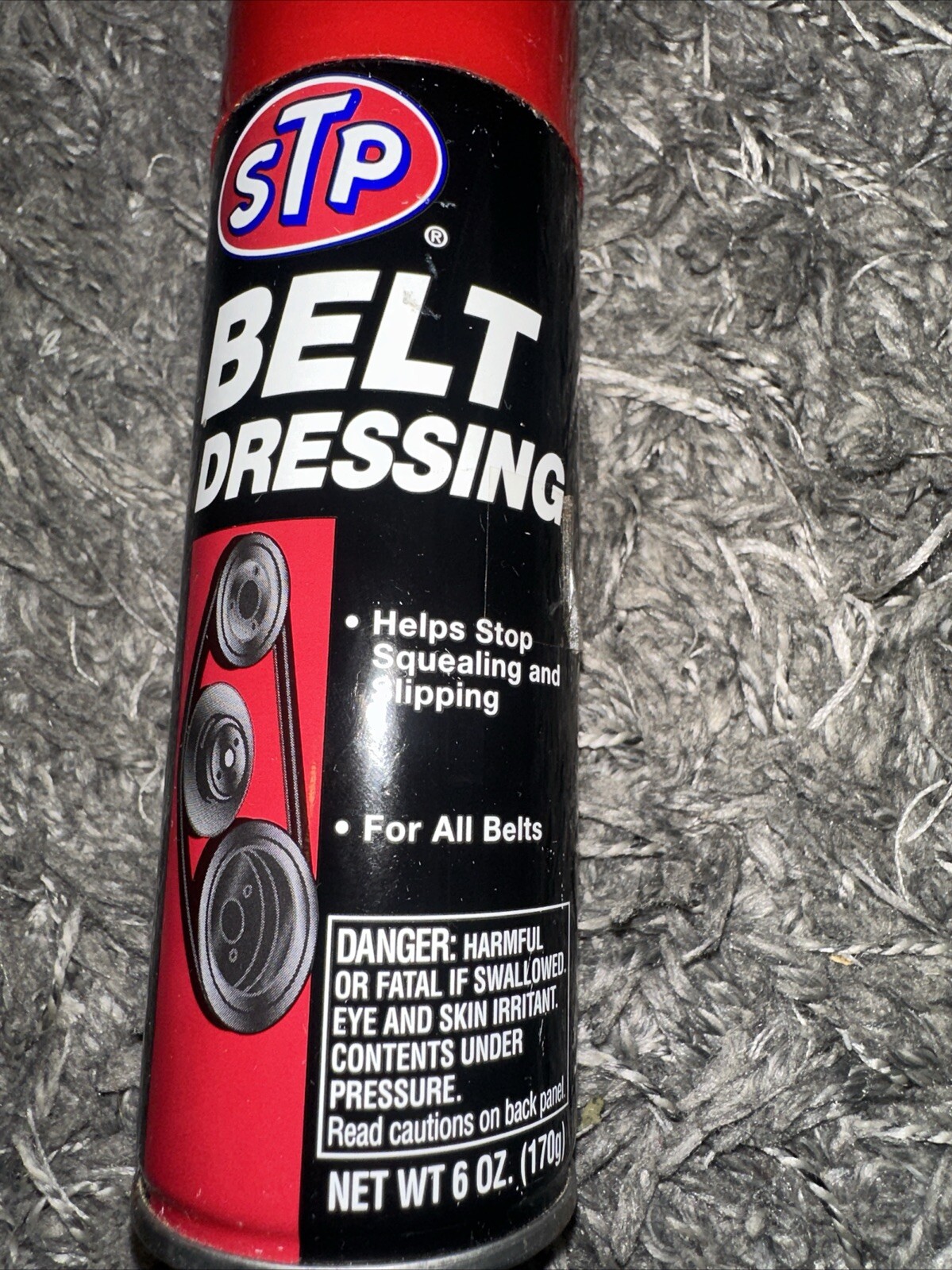 Vintage STP Belt Dressing Eliminates Squealing & Slipping For All Belts ...