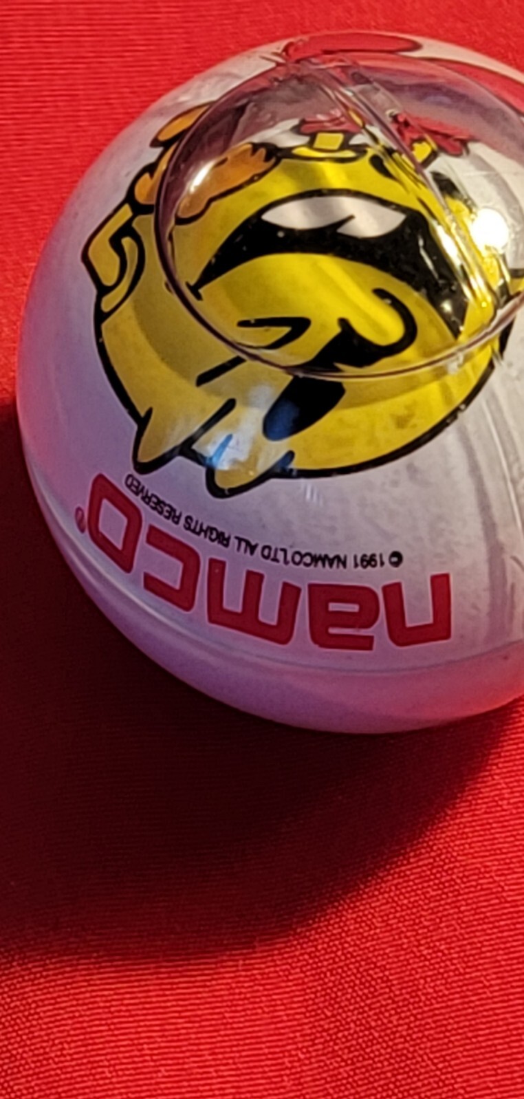 Pac-Man Ball Glide Ball Plastic Vintage 1991 Floating Slider RARE ...