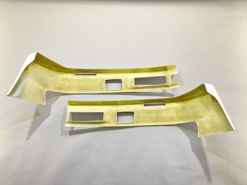 Split Front Bumper Spoiler Tuning Apron Valance Lip (Fits BMW E28 Pfeba ...