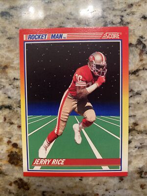 Jerry Rice Rocket Man Card