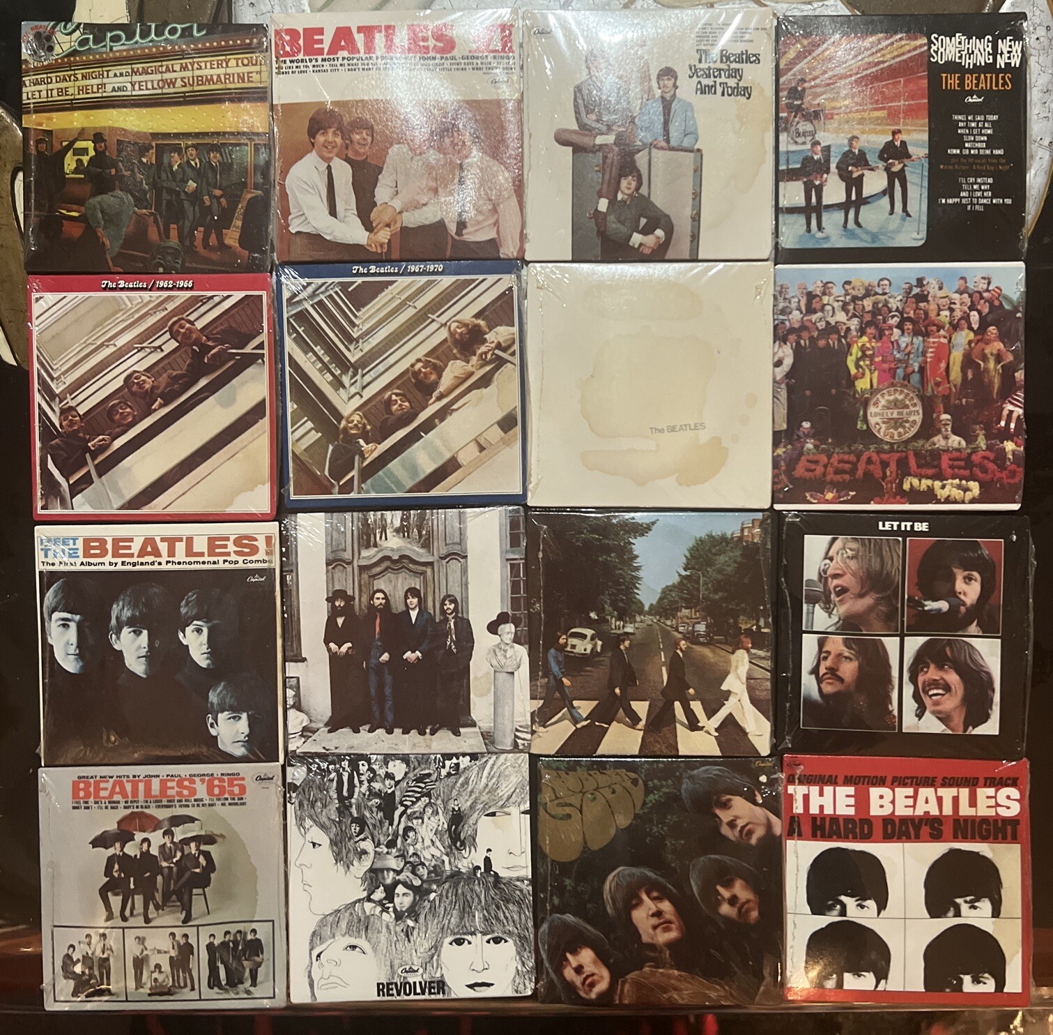 Beatles Miniature Album Tiny LP Lot of 16 Bubblegum Sealed Packs 34c2 ...