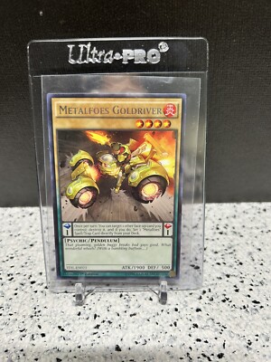 YU-GI-OH! Metalfoes Goldriver. TDIL-EN023. 1st Edition Rare Card. TCG ...