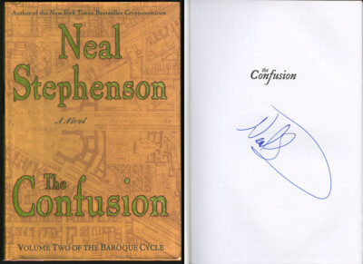 Neal Stephenson SIGNED AUTOGRAPHED The Confusion HC 1st Ed 1st Print ...