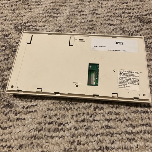 BOSCH RADIONICS D222 Home Security System Keyboard Burlgar Alarm | eBay