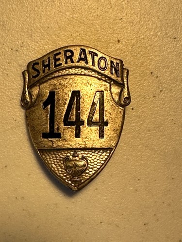 Sheraton Hotel #144 Badge. Vintage | eBay