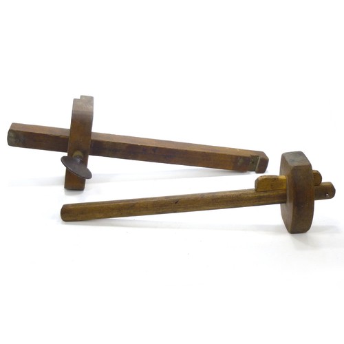 Antique WOODEN SCRIBE and HAMMER/MALLET Vintage Tool/Tools | eBay