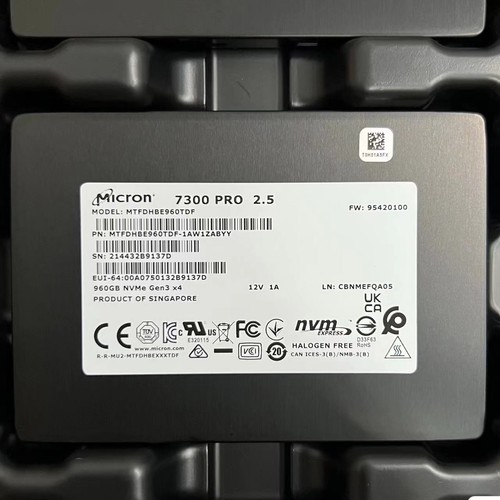 Micron 7300 PRO U.2 2.5" 3.84TB Internal SSD (MTFDHBE3T8TDF) for sale ...