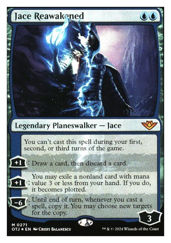 Jace Reawakened (foil) Outlaws of Thunder Junction MTG - NM+ *Mythic ...