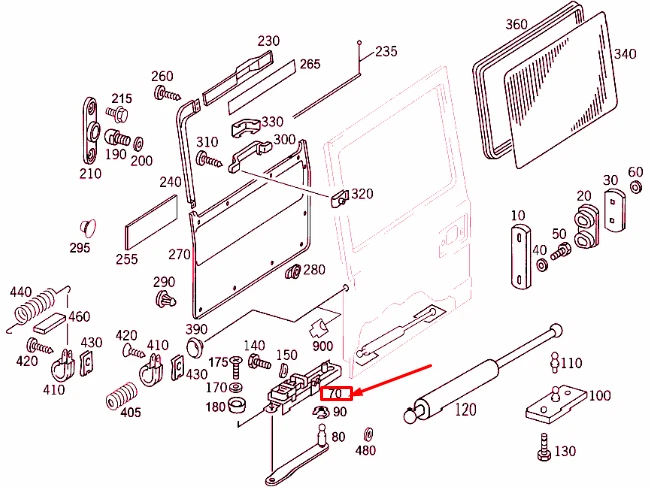 W463 Seat Panel (left Or Right) (Mercedes G W460, W461), 52% OFF