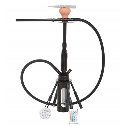Hookah Shisha Rocket Style Complete Set w/ LED Light, Remote & 4pack | eBay