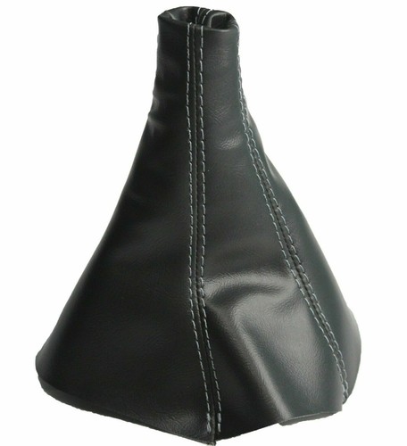 Vinyl Black w/Gray Stitching Manual Shift Boot Fits 86-92 Toyota Supra ...