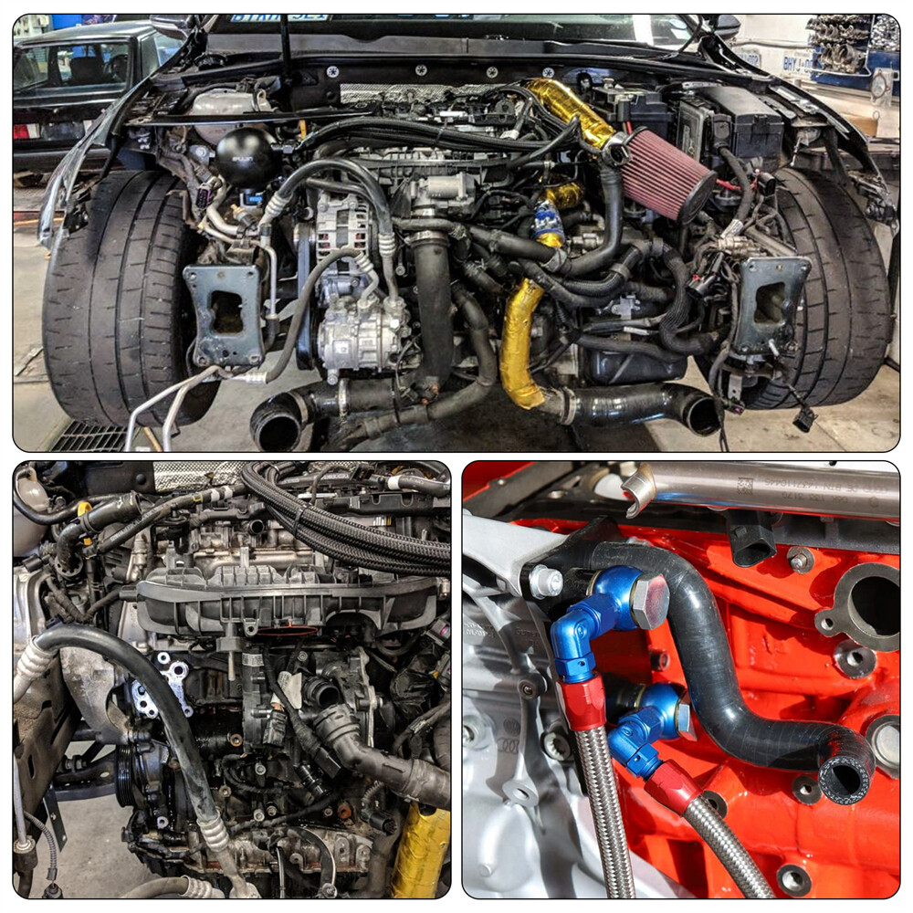 Performance 13Row Oil Cooler Kit for VW Golf VII 2.0TSI 12-19 Tiguan 16-20 EA888 | eBay