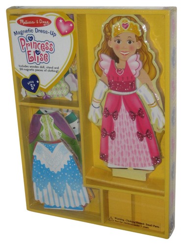 Melissa and Doug Magnetic Pretend Play Princess Elise Wooden Figure w ...