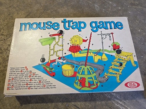 Vintage Ideal Mouse Trap Game 1963 | eBay
