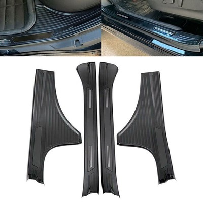 Stainless Steel inner Door Sill Scuff Plate Cover Fits Subaru Forester ...