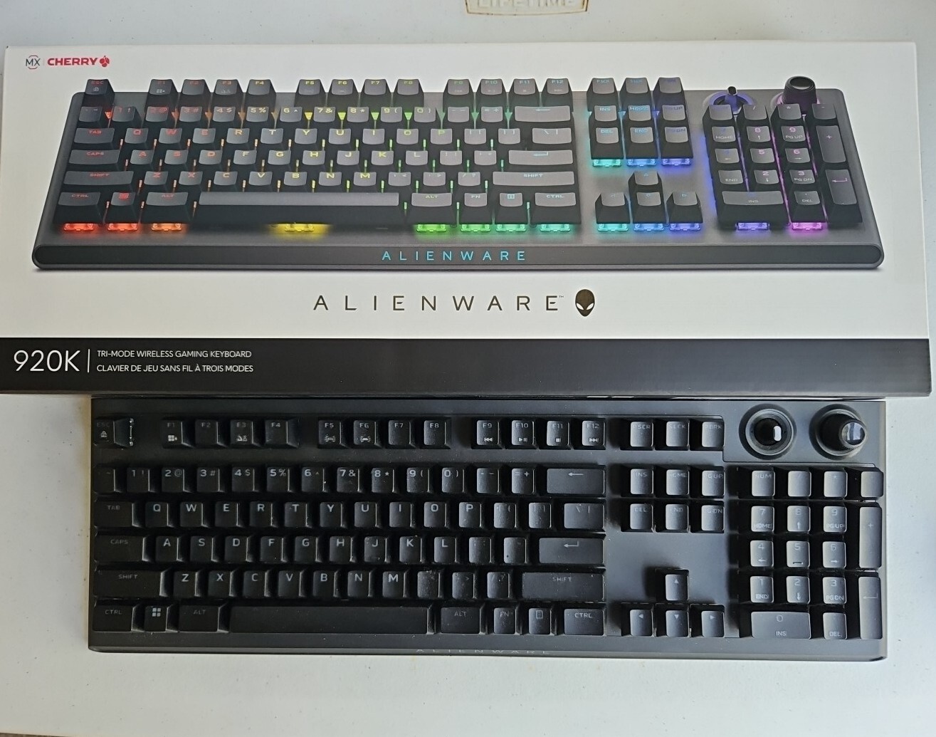 Alienware Tri-Mode Wireless Gaming Keyboard AW920K Dell 6R87M | eBay