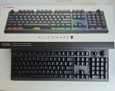 Alienware Tri-Mode Wireless Gaming Keyboard AW920K Dell 6R87M | eBay
