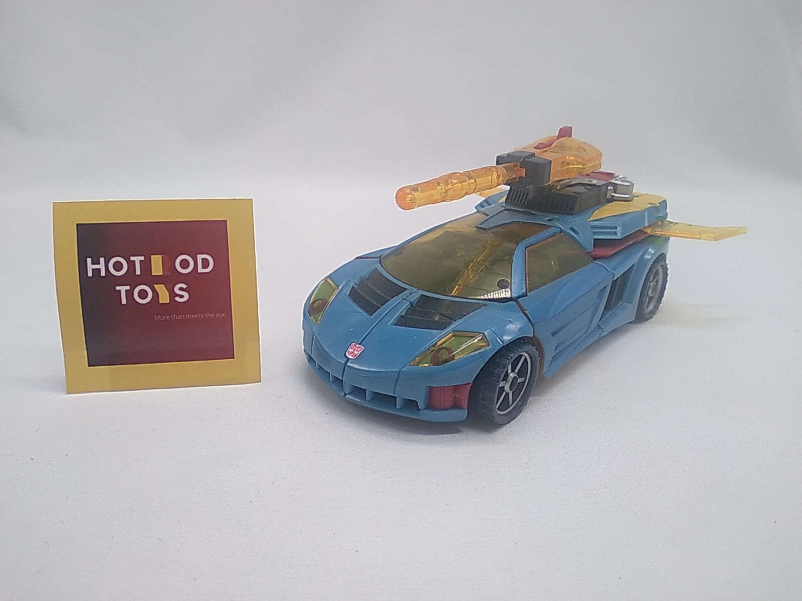 TRANSFORMERS CYBERTRON Hot Shot DELUXE CLASS COMPLETE 2005 HASBRO W ...