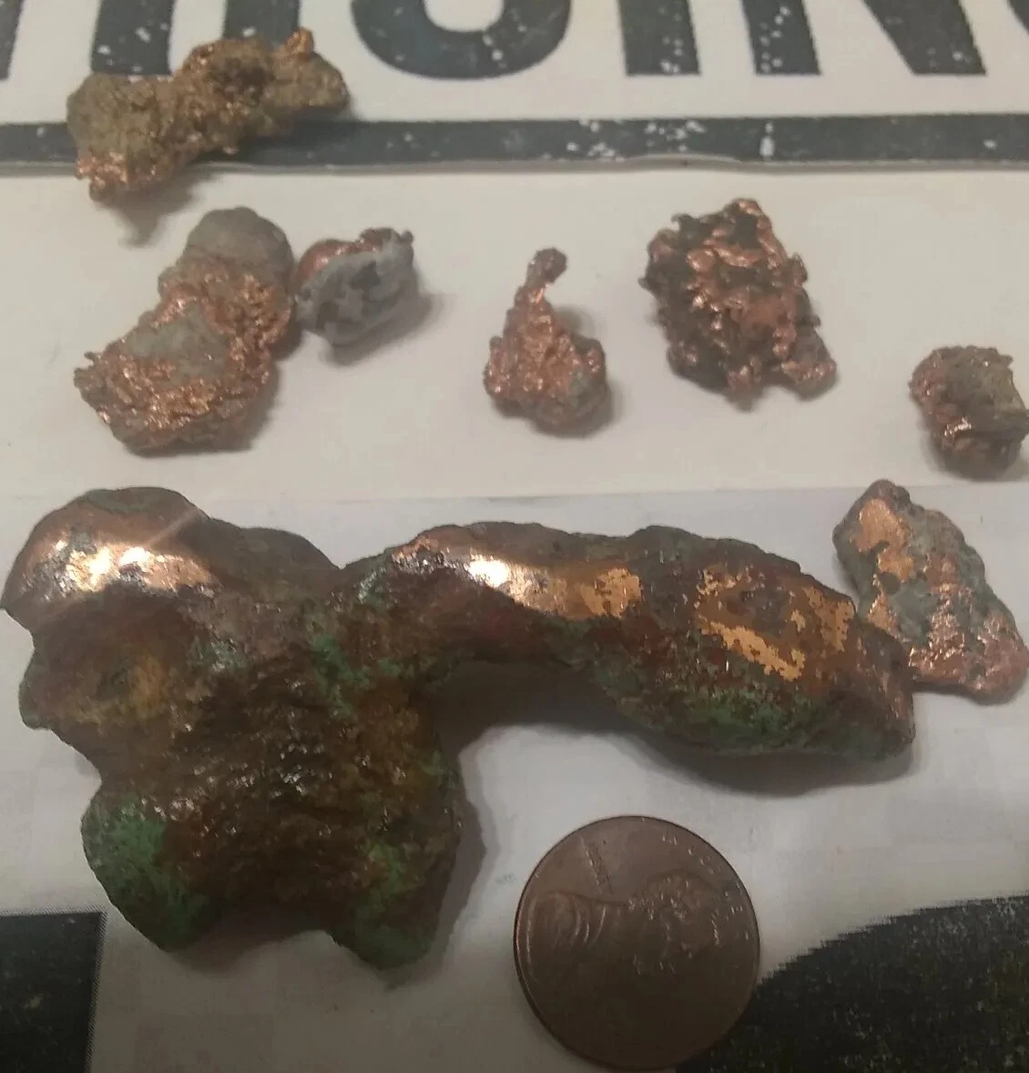 Pure Copper Ore