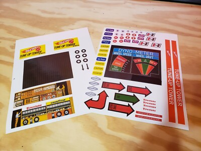 Tune Up Tower stickers decals Hot Wheels | eBay