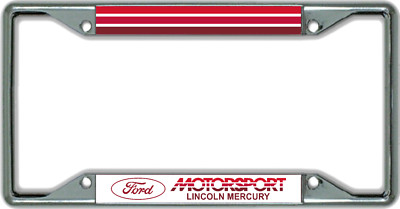 Ford Motorsport Lincoln Mercury License Plate Frame | eBay