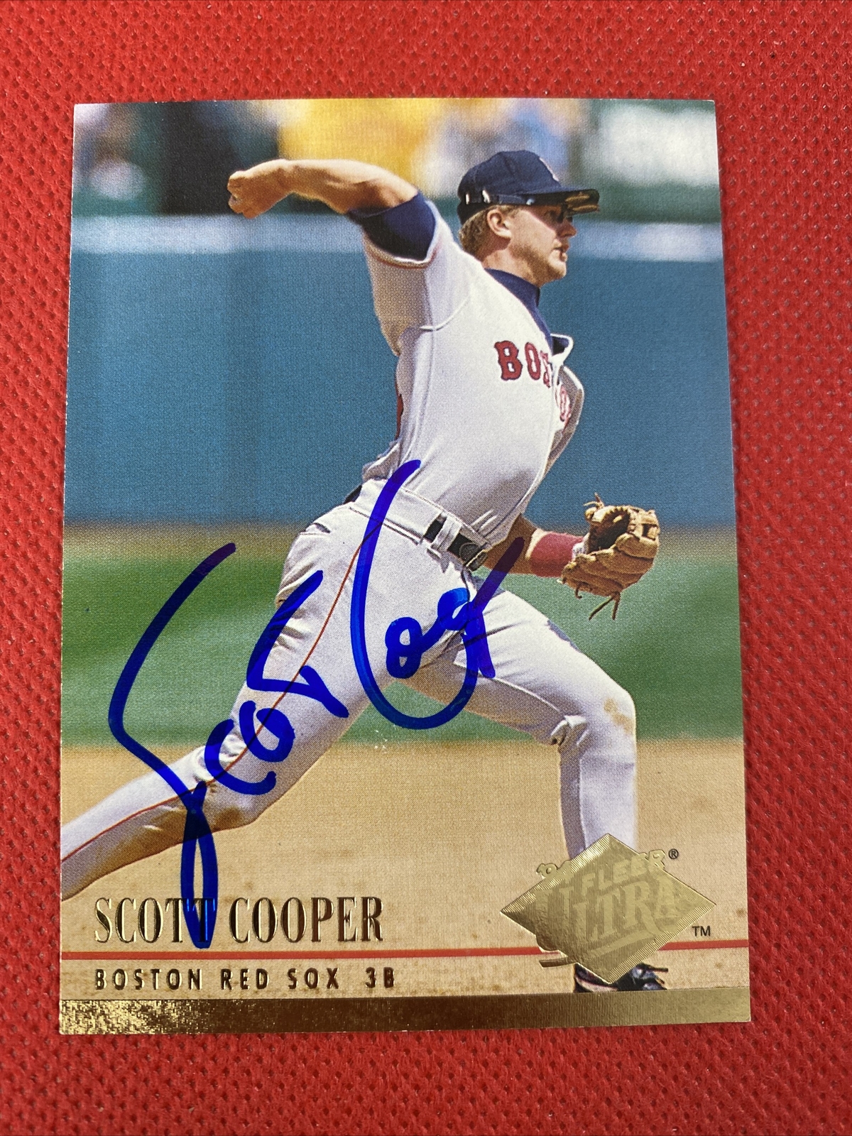 1994 Fleer Ultra Scott Cooper #313 Auto Signed Autograph Red Sox | eBay