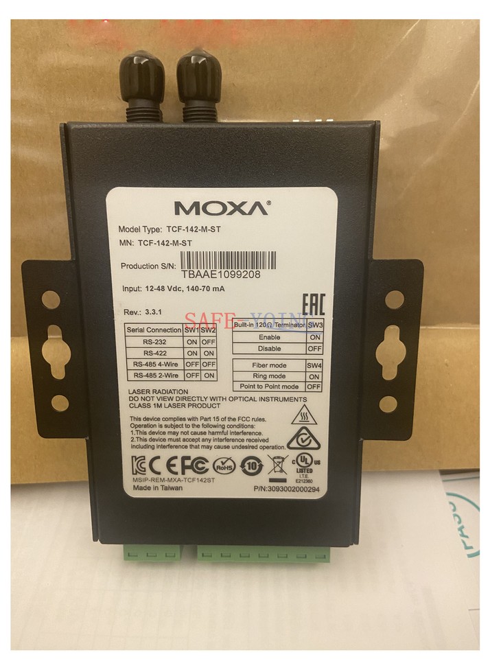 ONE NEW MOXA TCF-142-M-ST RS232 422 485 Transfer fiber converter | eBay