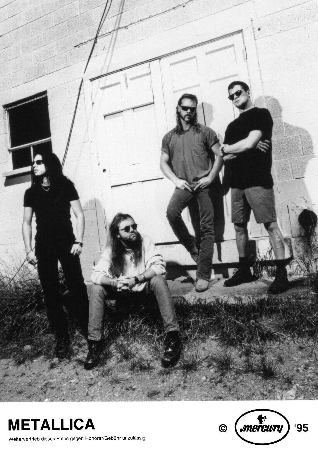 Metallica - Promo Photo 1995 - Load - James Hetfield - Lars Ulrich ...