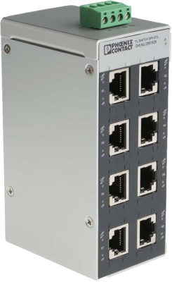 Phoenix Contact 2891929 FL SWITCH SFN 8TX Industrial Ethernet Switch 10 ...