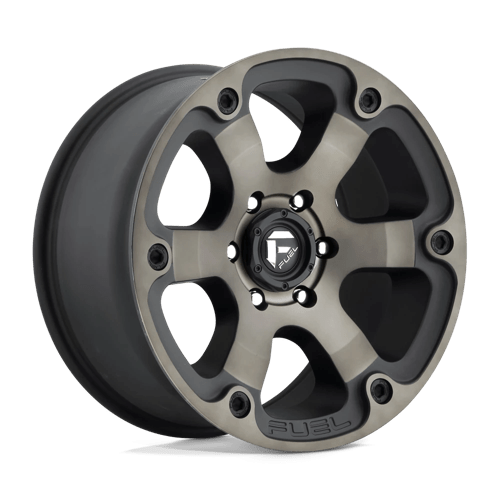 Fuel D564 Beast Matte Black Double Dark Tint Rim: 18x9, 6x139.7/6x5.5 ...