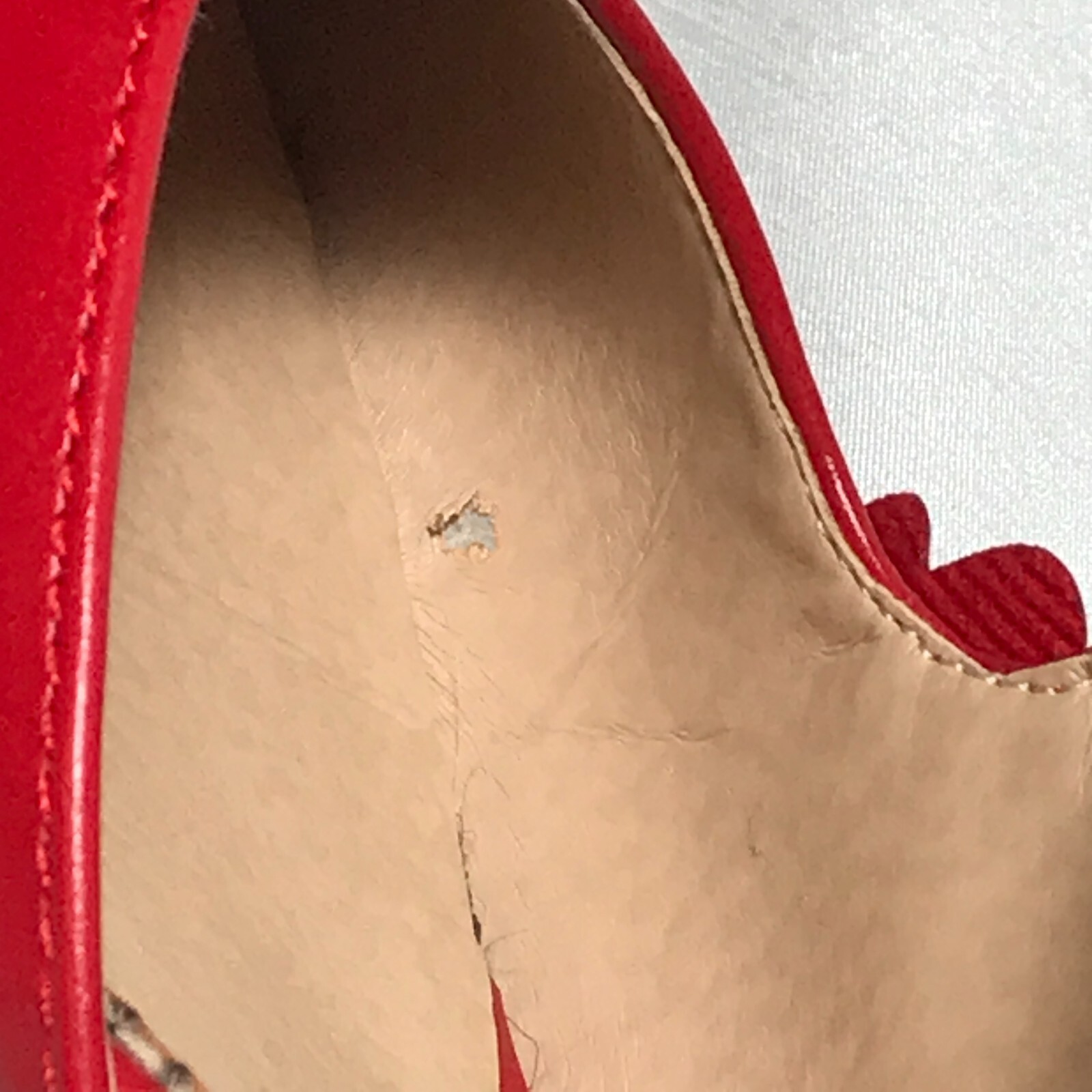 Vintage 90s Red Pumps Shoes Chunky Heel Square Toe Cross Strap Flowers ...