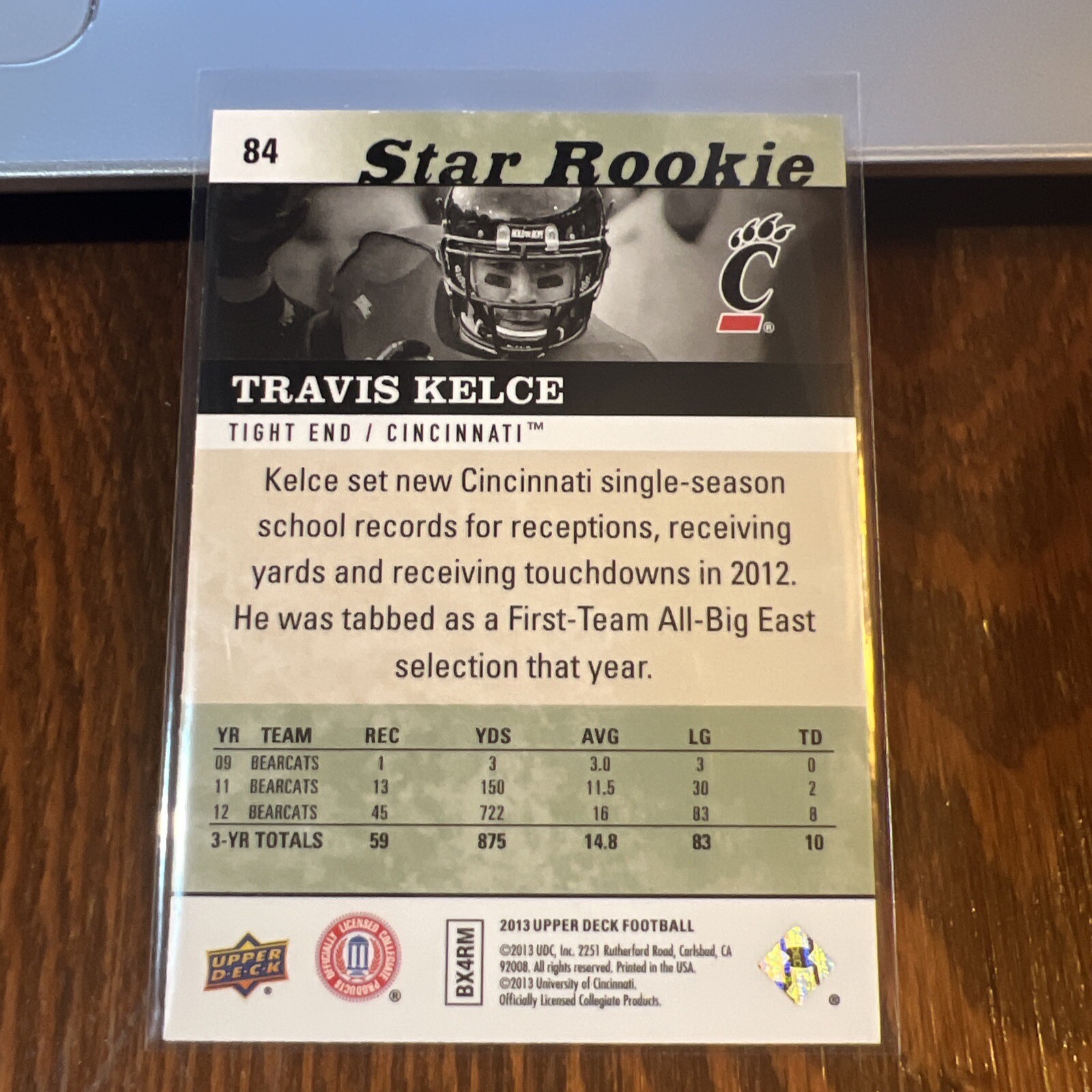 Travis Kelce 2013 Upper Deck Star Rookie Rookie Card RC #84 NM-MT ...