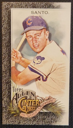 2022 Topps Allen & Ginter - Ron Santo #188 Mini Black Border for sale ...
