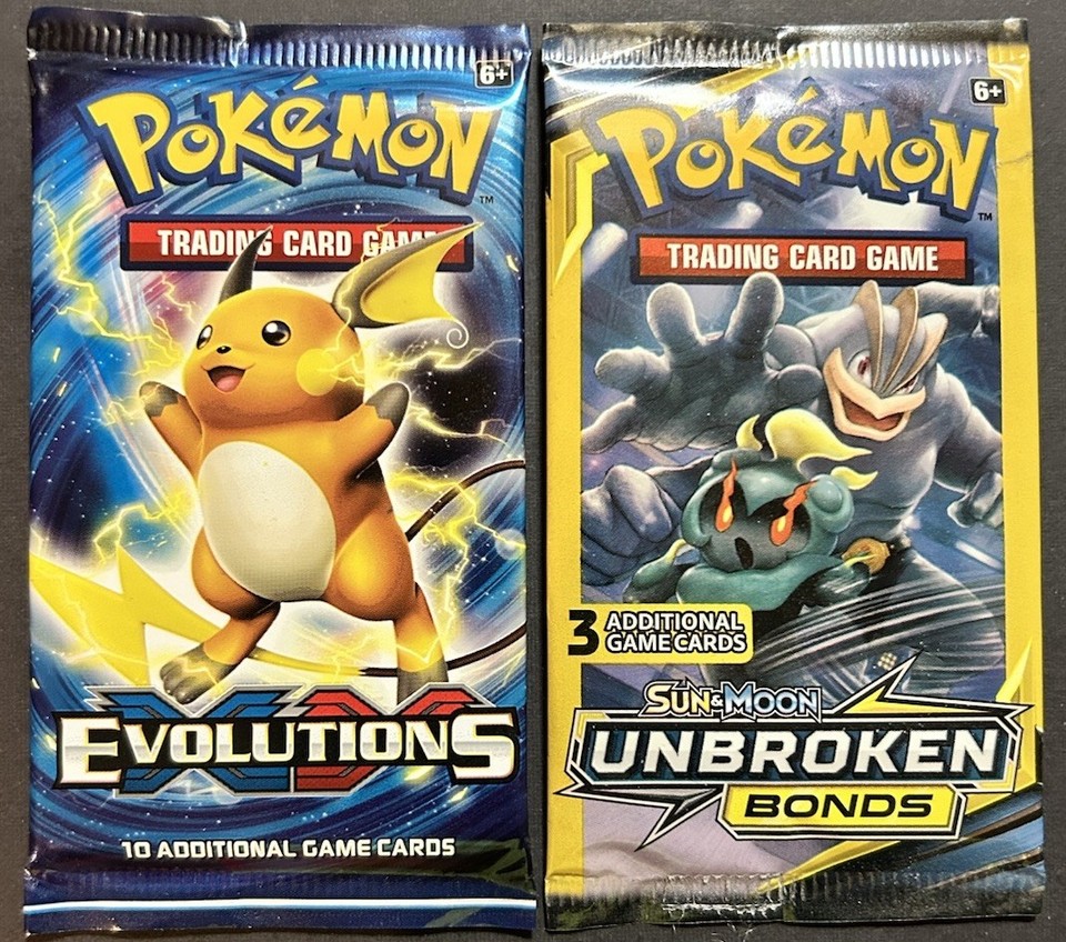 Pokemon - Evolutions Booster Pack (1) +BONUS 3-Card Pack (Random Arts ...