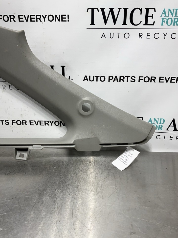 1994 -2001 Acura Integra Coupe Right Rear Quarter Window C Pillar Trim ...