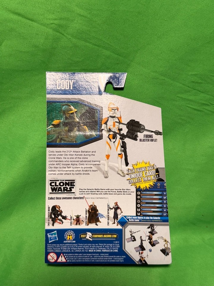 Clone Commander Cody CW03 2010 STAR WARS The Clone Wars TCW | eBay