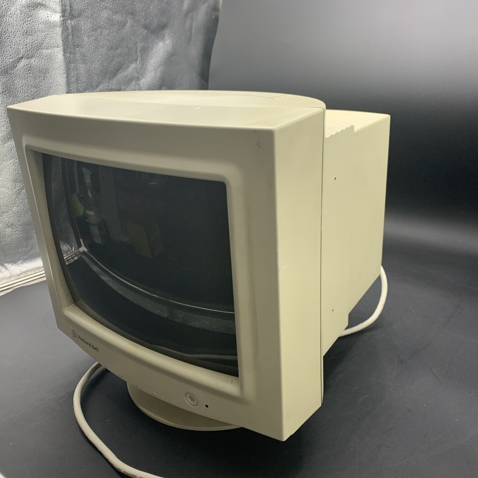 Vintage Packard Bell Multimedia 1010 13" CRT VGA Computer Monitor W ...