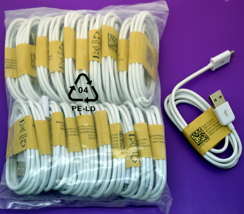 Lot Micro USB data sync cable cord for Android Cell Phone universal ...