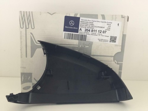 Genuine MERCEDES BENZ W204 C Class RH Wing Mirror Black Under Trim ...