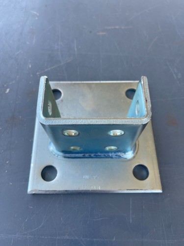 Unistrut P2073ASQ Square Post Base for 1-5/8″ Double Channel Strut | eBay