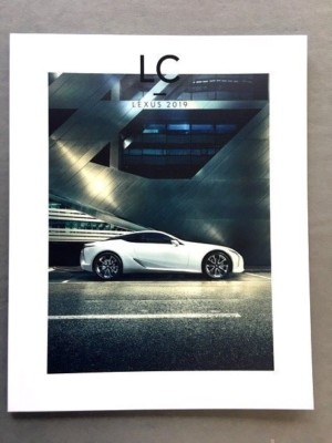 2019 Lexus LC LC500 LC500h Coupe 50-page Original Car Sales Brochure ...