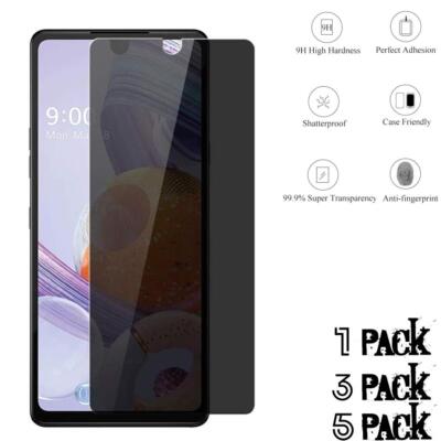 Lot For Motorola Moto G Pure/G Power 22 Anti Spy Privacy Glass Screen ...