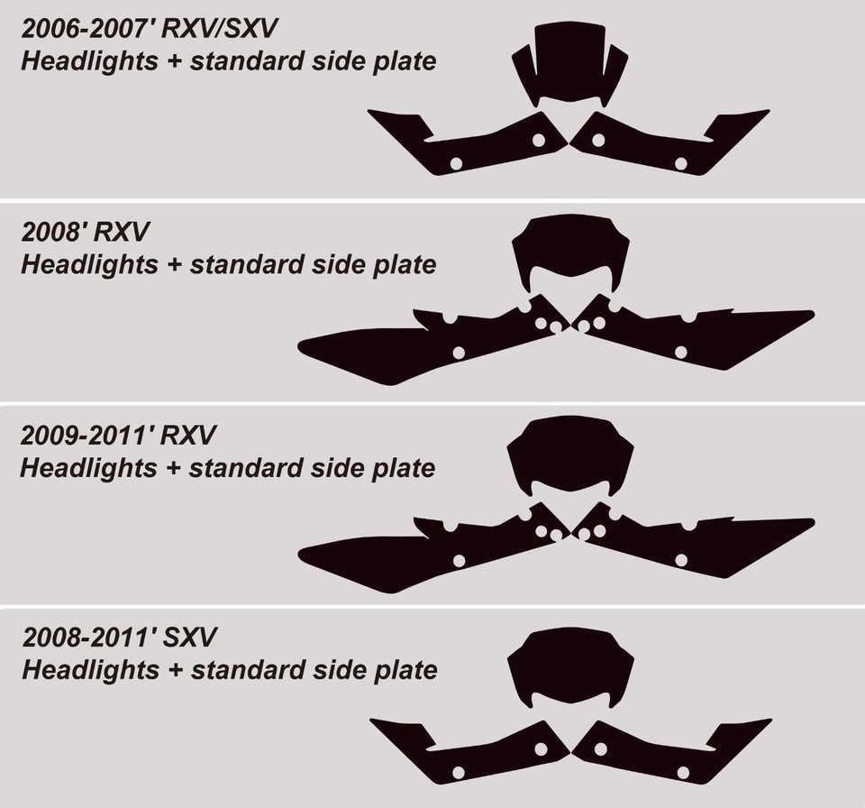 Maxcross Design Graphic kit Full Decal FOR Aprilia 2006-2011 SXV RXV ...
