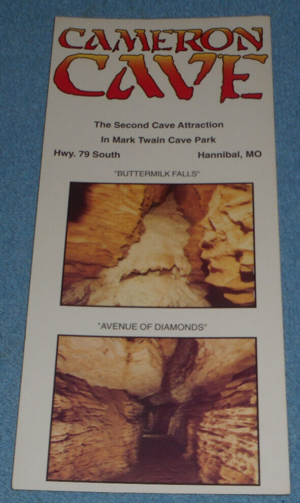 Vintage Cameron Cave Mark Twain Cave Park Hannibal Missouri Travel ...
