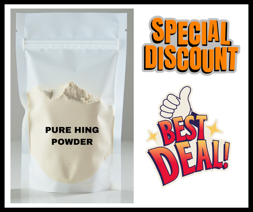 Poudre bio Asafoetida Hing Heeng épice pure A + qualité livraison ...
